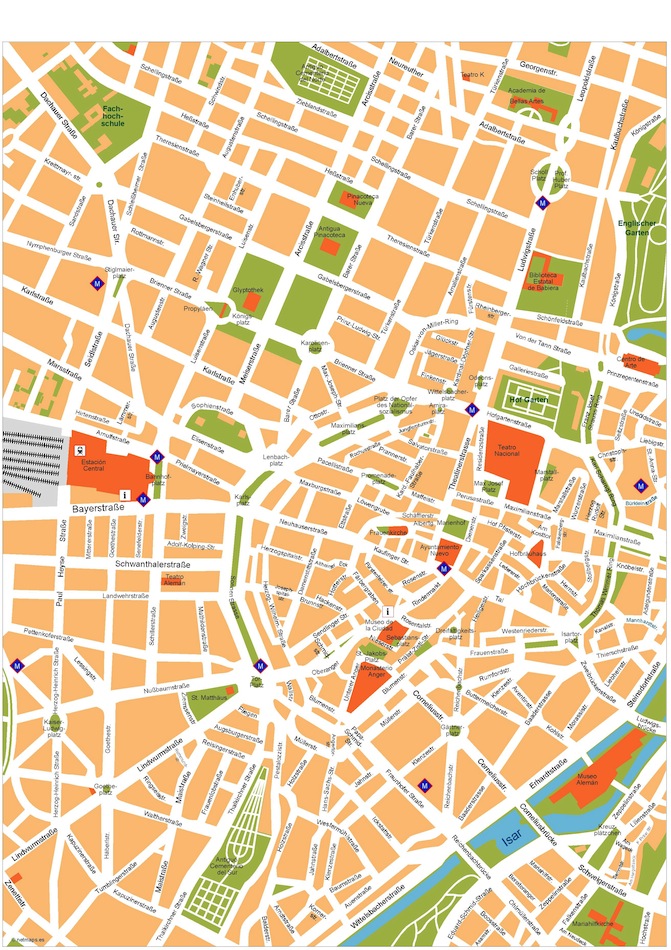 Greece Land Use map | Vector World Maps