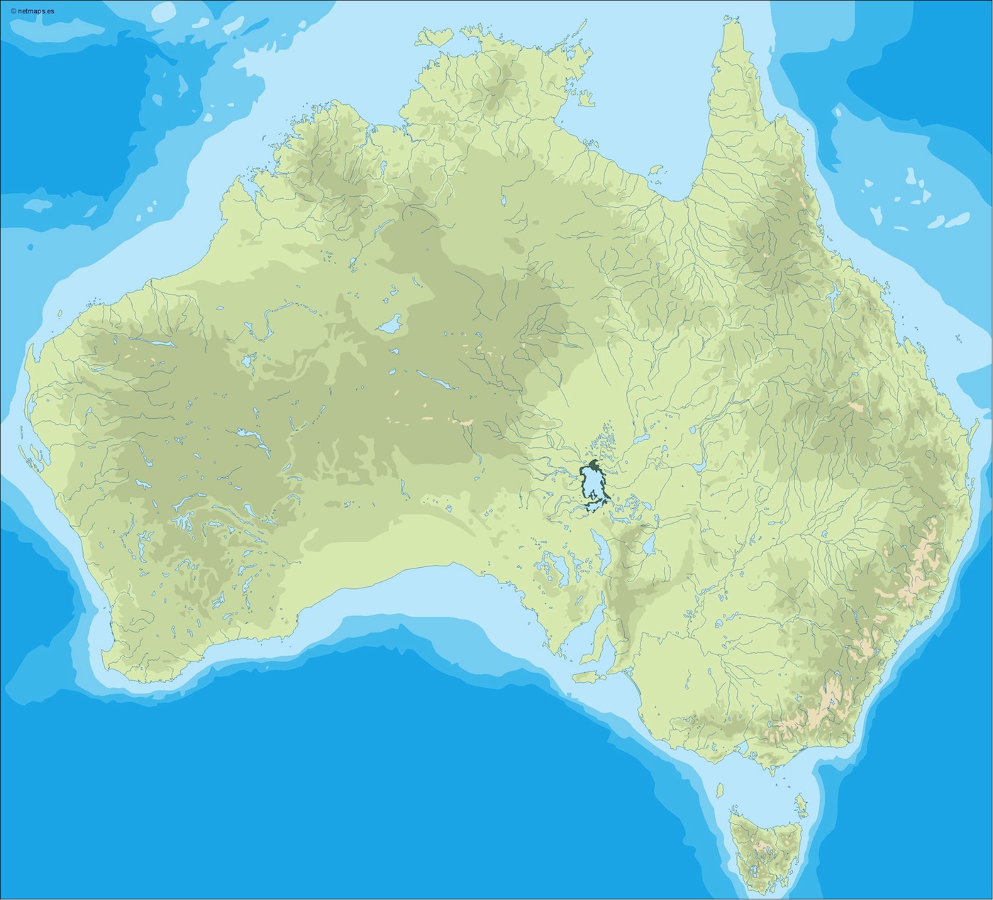 australia illustrator map. Eps Illustrator Map | Vector World Maps