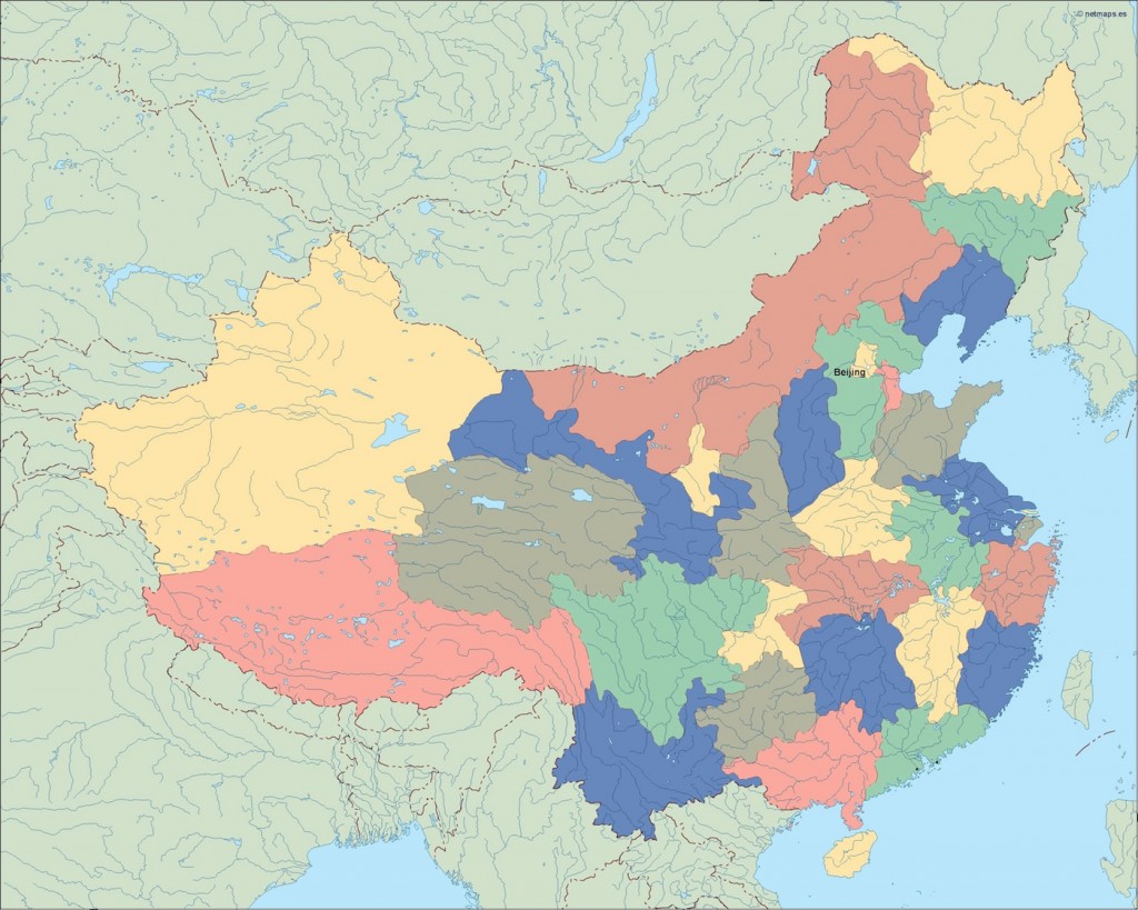 China Population map | Vector World Maps