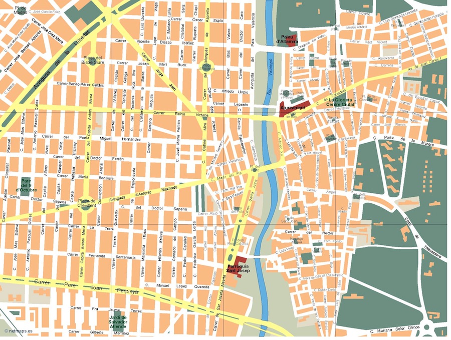 Elche Vector map. Eps Illustrator Map | Vector World Maps